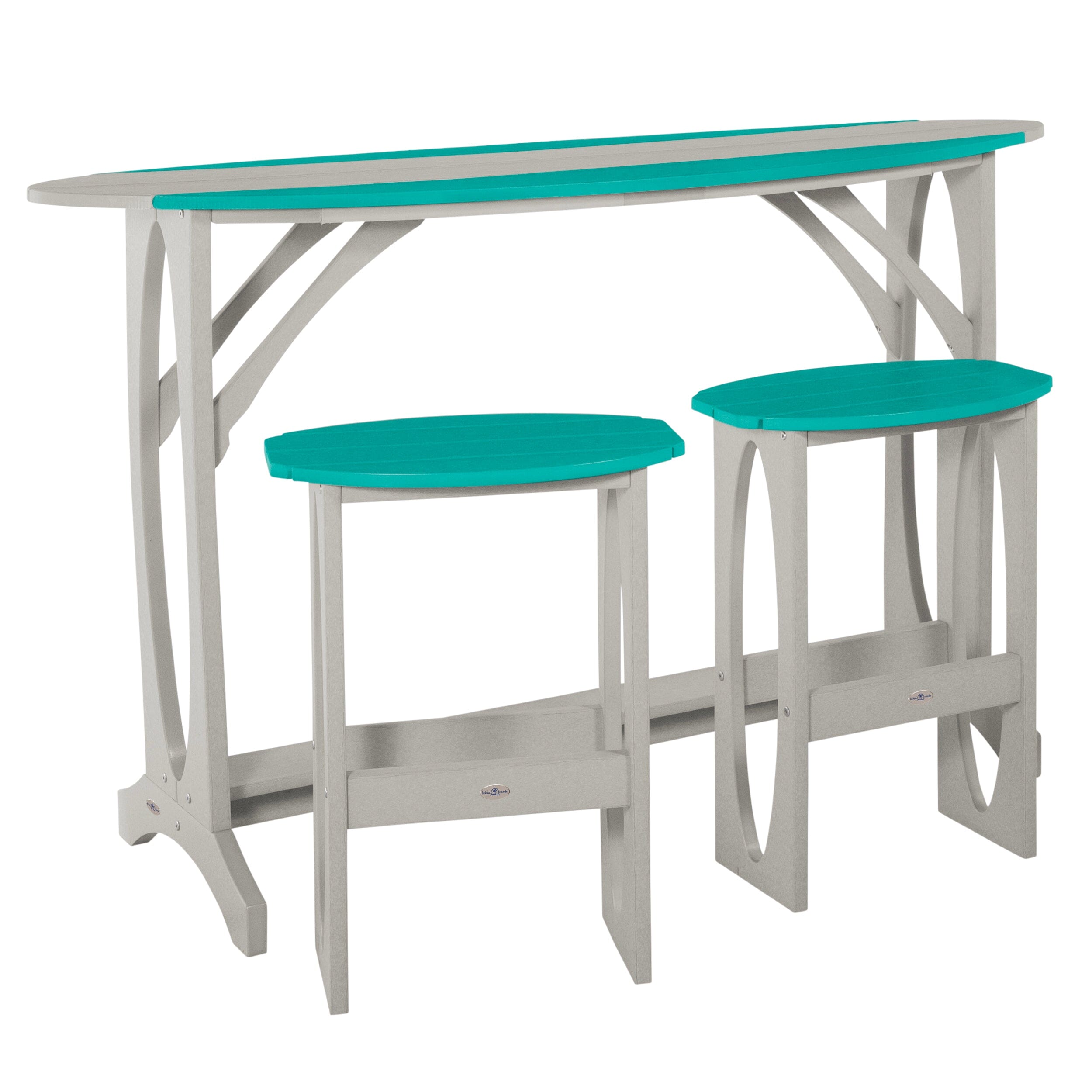 Shoreline Surfboard Style Bar Balcony Set – Highwood USA