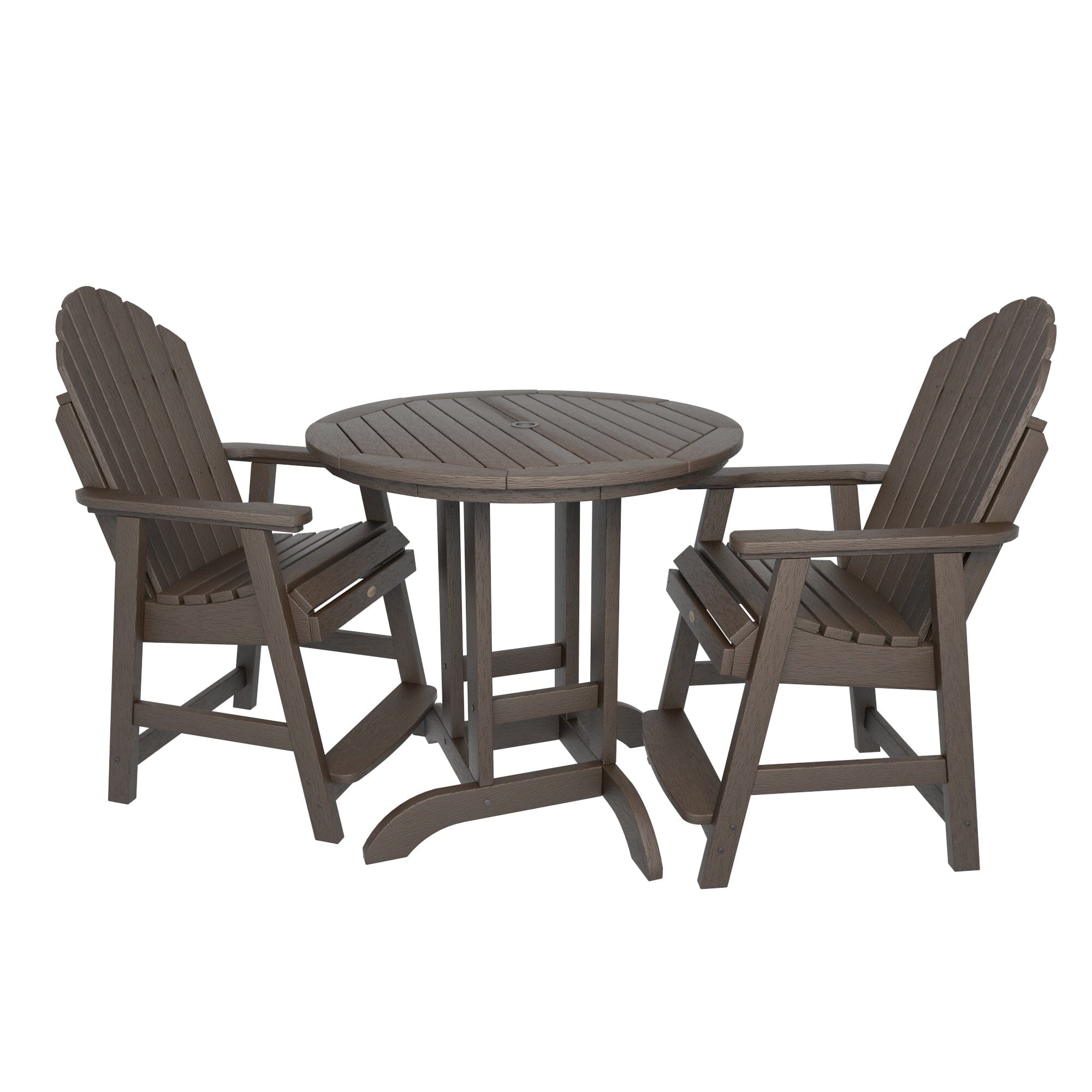 Hamilton 3pc Round Counter Height Dining Set – Highwood USA