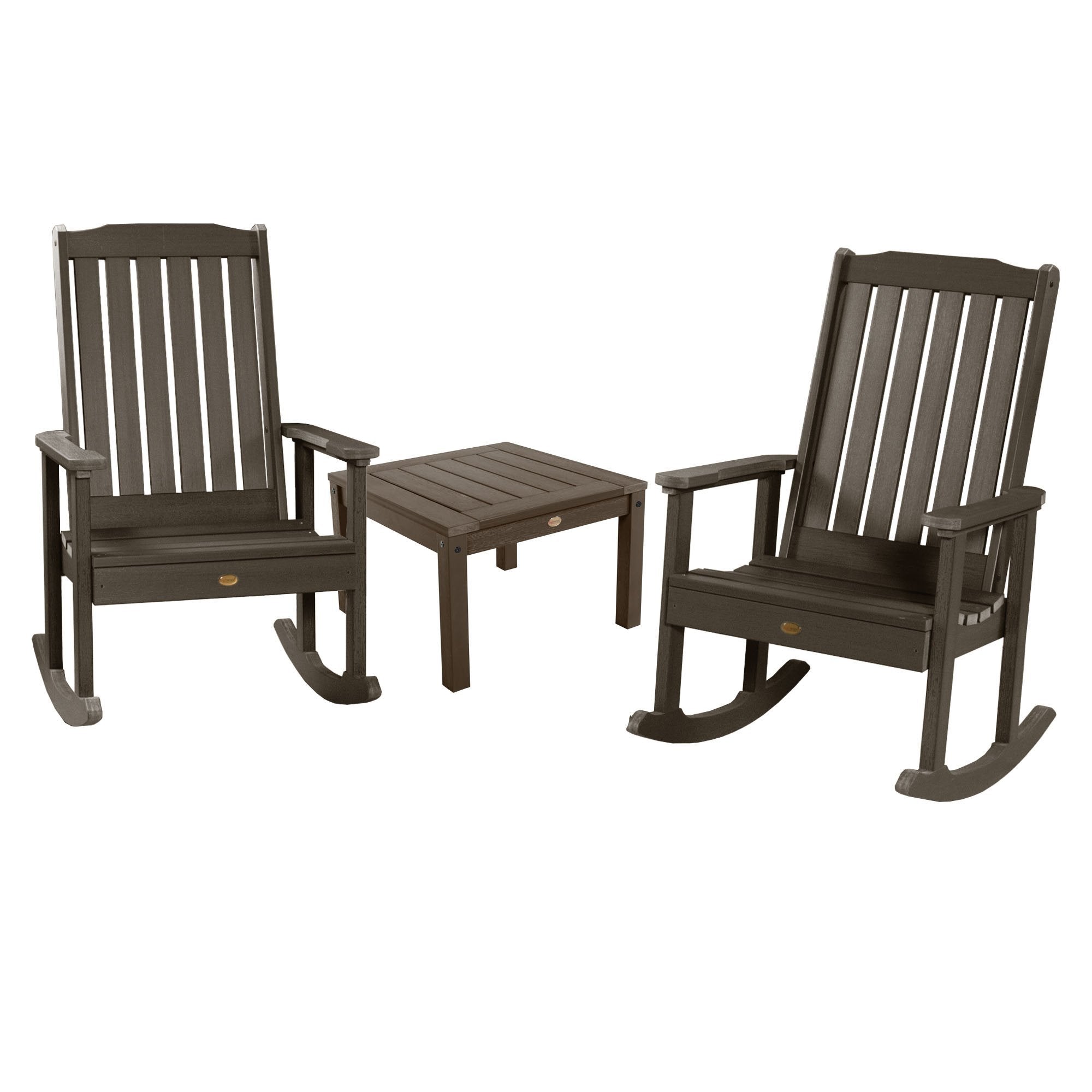 2 Lehigh Rocking Chairs & Side Table – Highwood USA