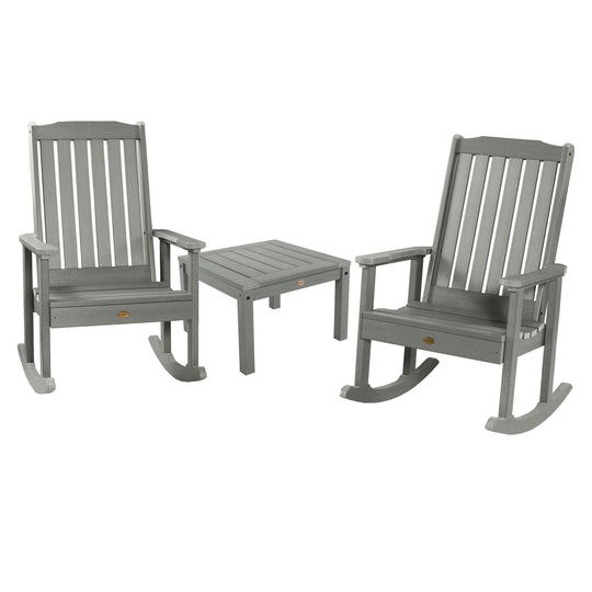 2 Lehigh Rocking Chairs & Side Table – Highwood USA