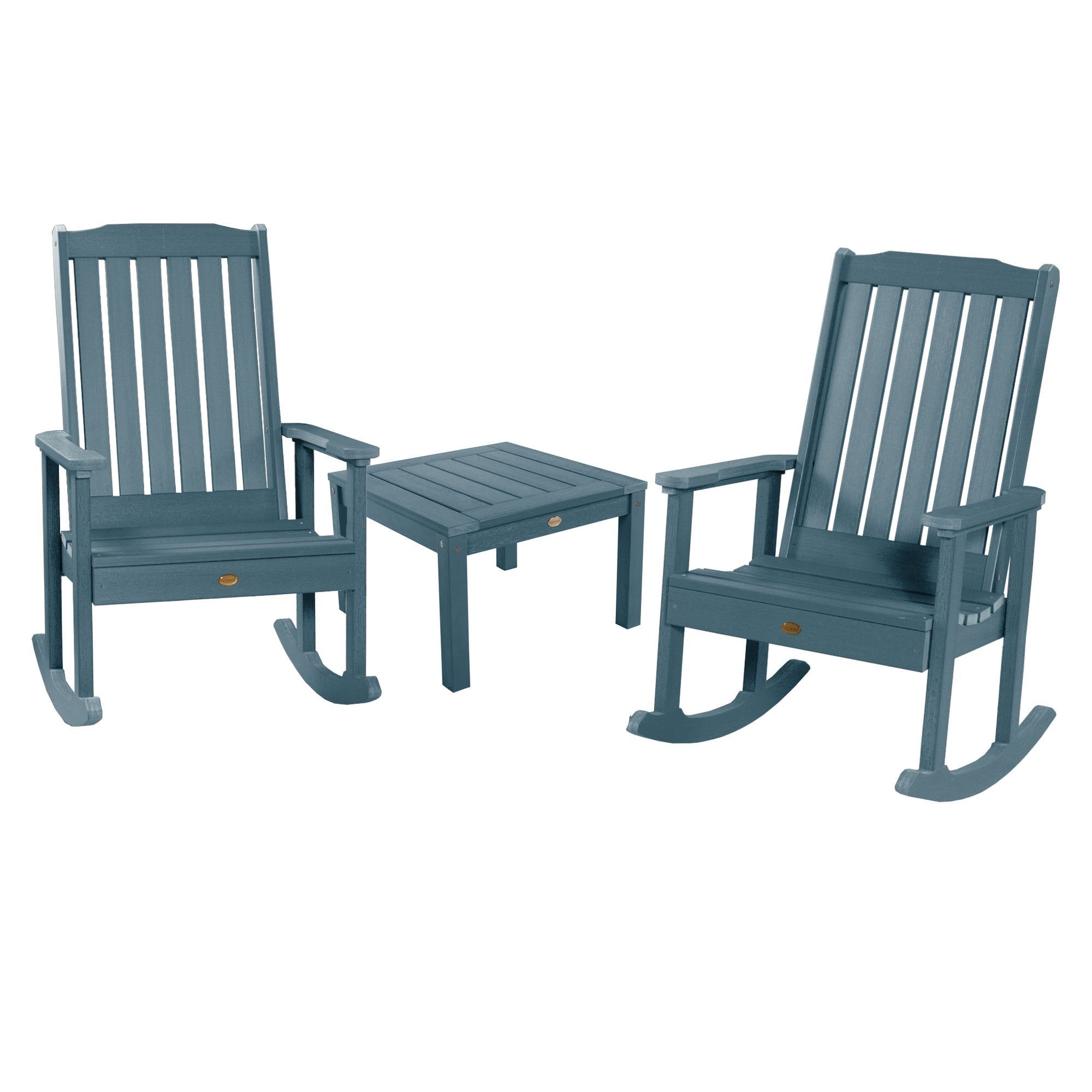 2 Lehigh Rocking Chairs & Side Table – Highwood USA