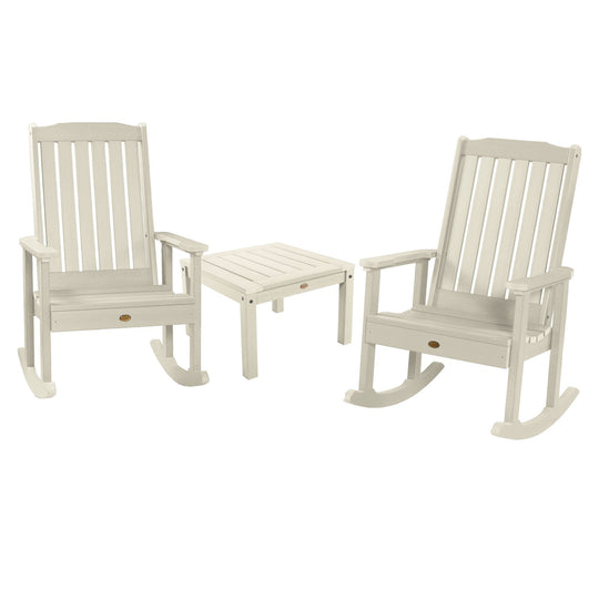 2 Lehigh Rocking Chairs & Side Table – Highwood USA
