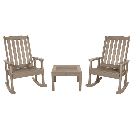 2 Lehigh Rocking Chairs & Side Table – Highwood USA